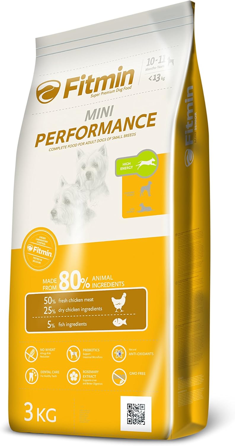 Fitmin Dog mini Performance, 1er Pack (1 x 3 kg) : Amazon.de: Haustier