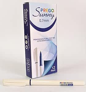 Prego Sunny Pack of 12 pens 0.7mm - Blue: Buy Online at Best Price in ...