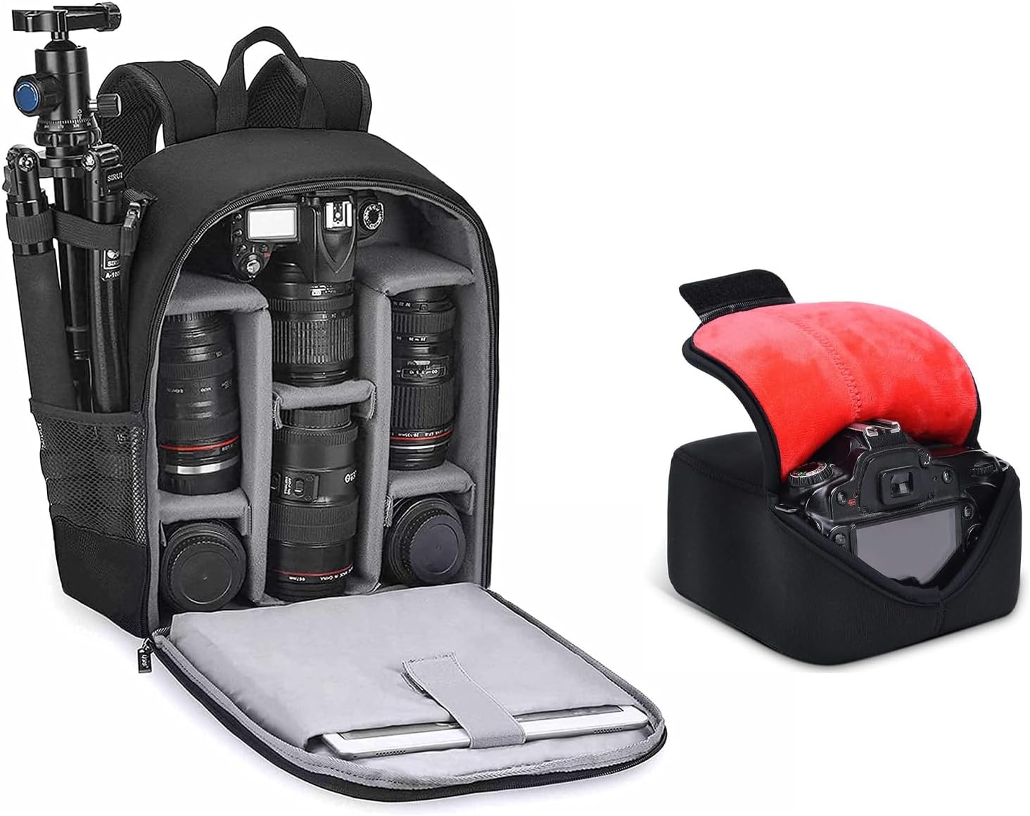 Amazon.com : CADeN Camera Backpack, DSLR Camera Sleeve Case Compatible ...