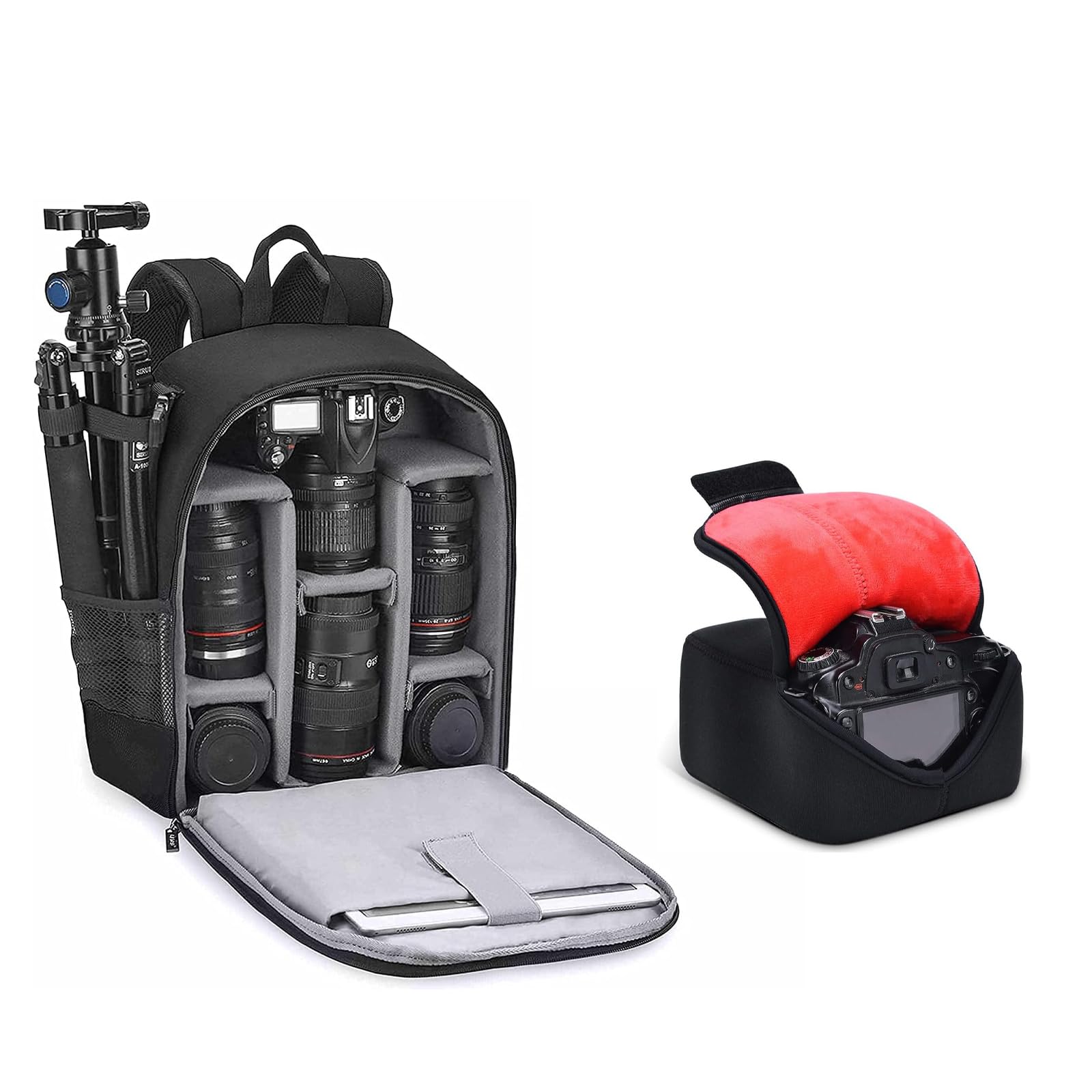 Amazon.com : CADeN Camera Backpack, DSLR Camera Sleeve Case Compatible ...