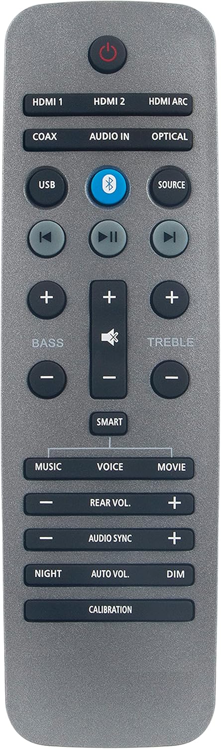 Amazon.com: Replace Remote Control Compatible with Philips Fidelio ...