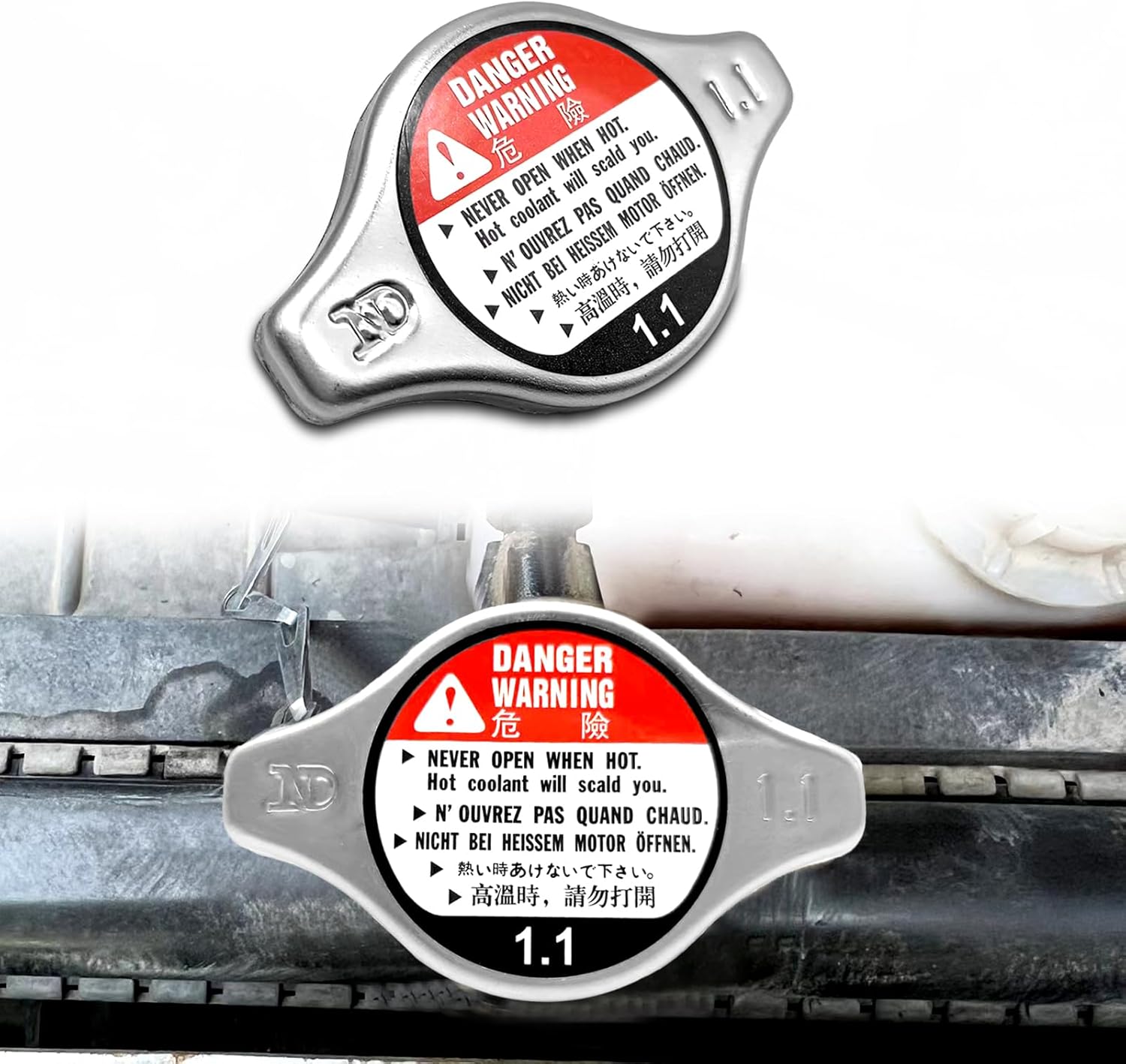 Amazon.com: Radiator Coolant Reservoir Cap - 19045-PAA-A01, Compatible ...