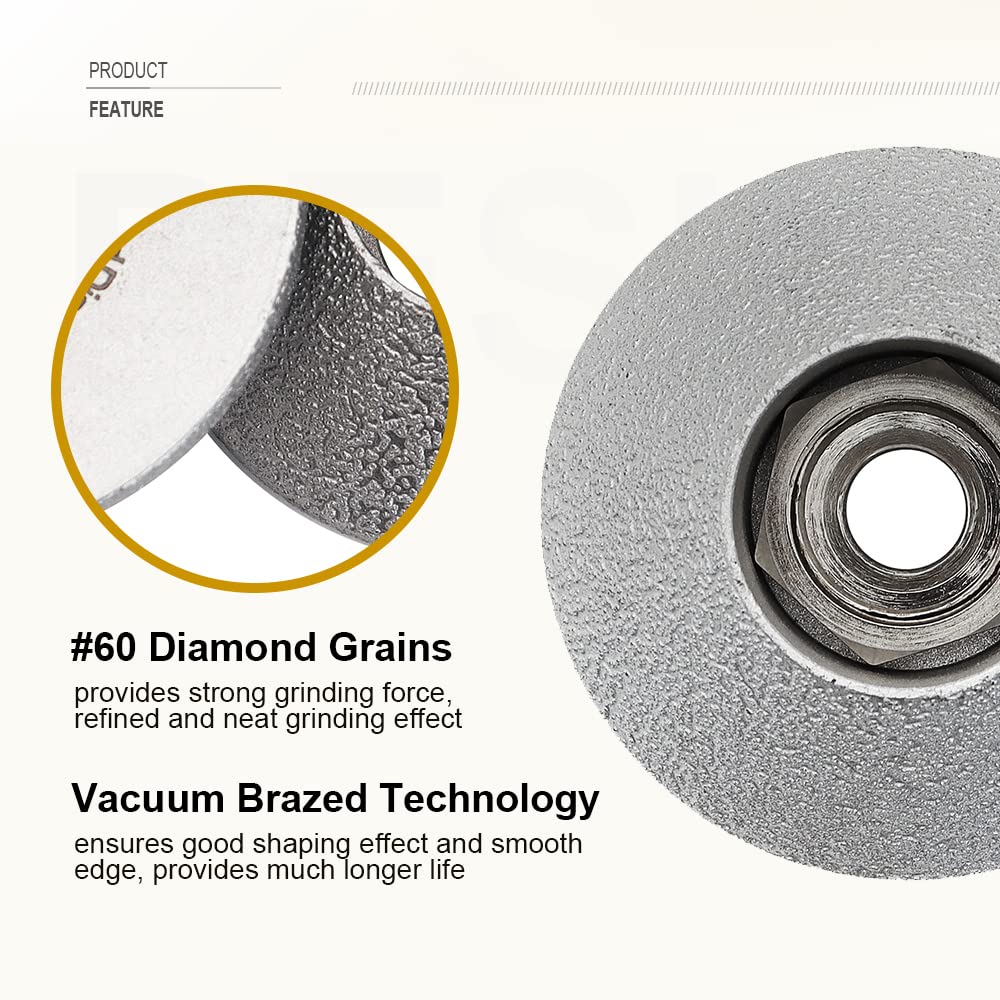 Snapklik.com : SHDIATOOL Diamond Grinding Profile Wheel Convex Curve ...