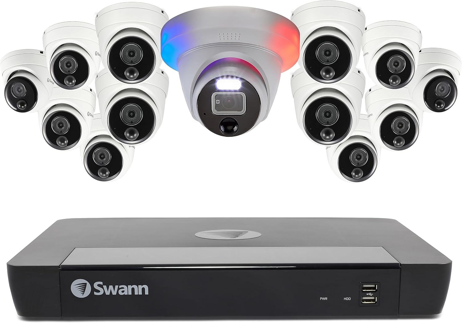 Amazon.com: Swann 4K HD 16 Channel Home Security System with 2TB HDD ...