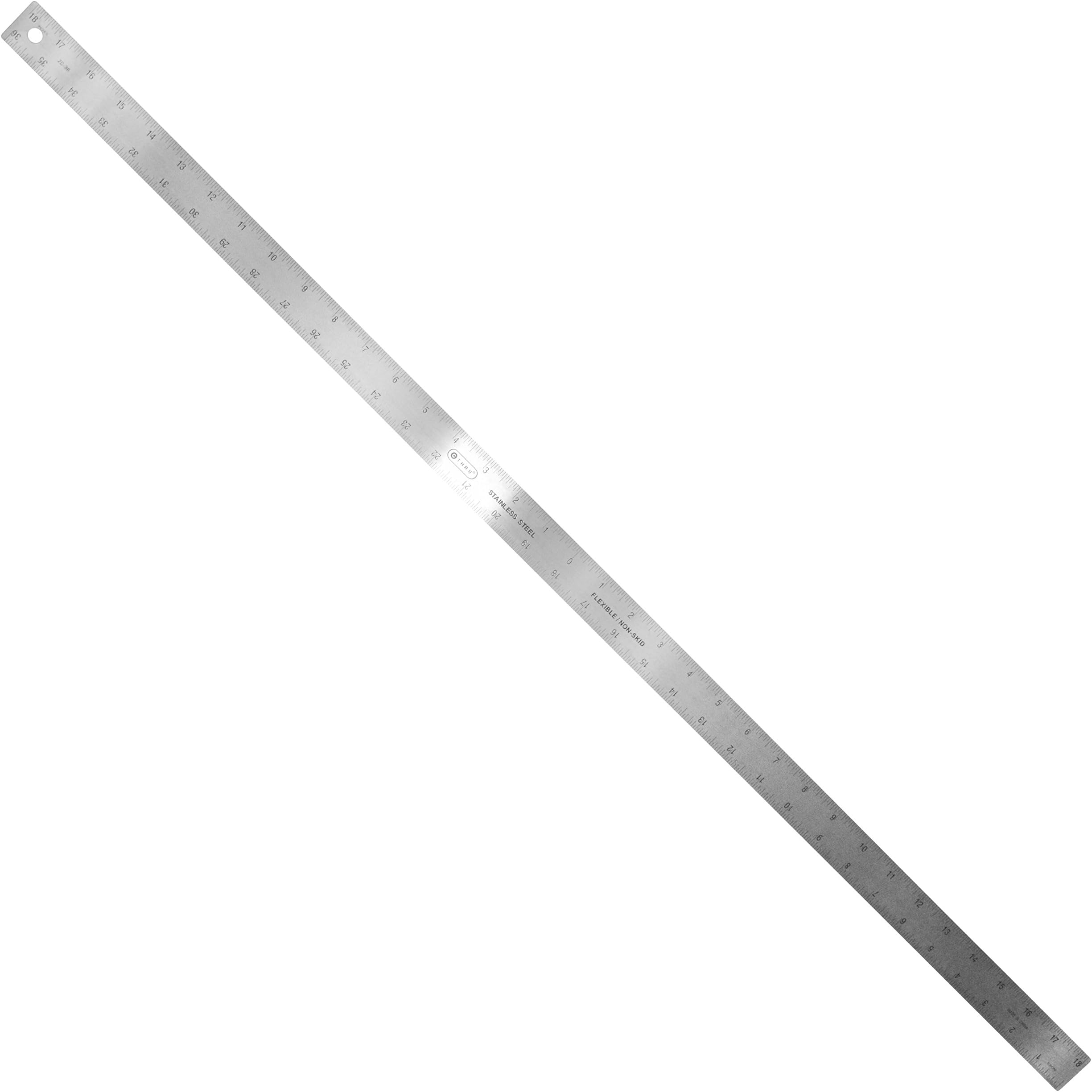 Westcott Stainless Steel Ruler, Zero Center, 36" (ZC-36) : Amazon.ca ...