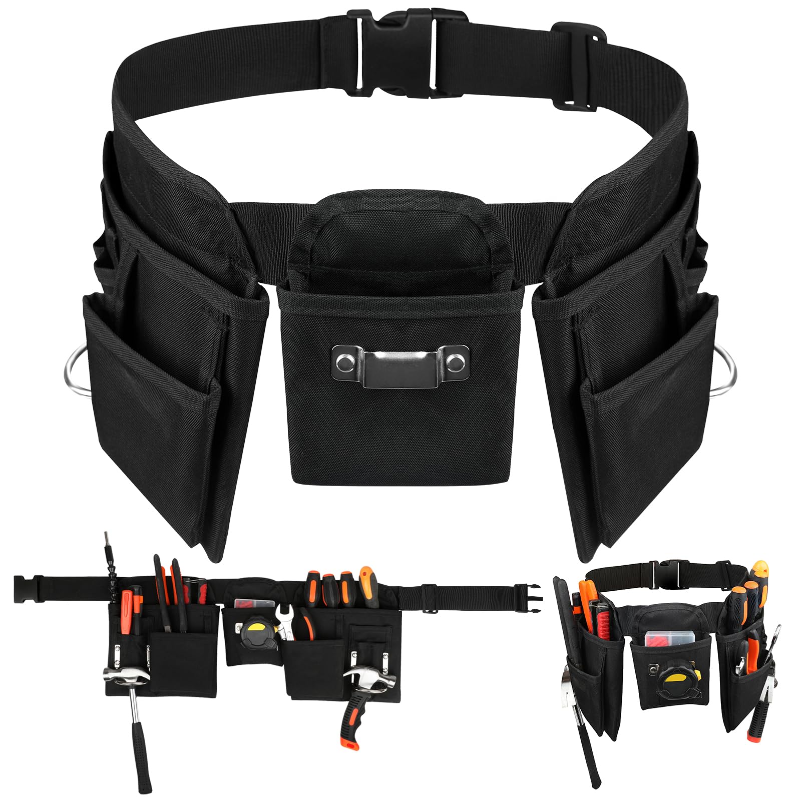 Snapklik.com : ASNOMY Heavy Duty Tool Belts For Men And Women,19 Pocket ...
