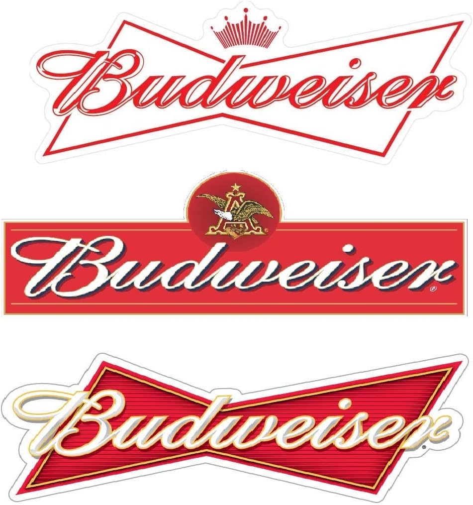 Amazon.com: Budweiser Vinyl Sticker (Choose Your Size) Budweiser Beer ...