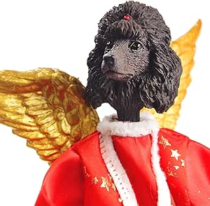 Amazon.com: Poodle Chocolate Angel Tree Topper : Home & Kitchen