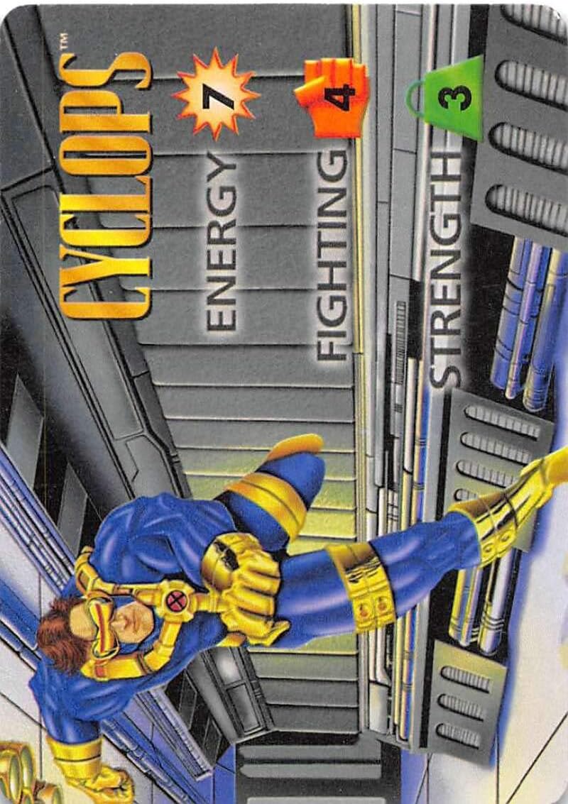 1995 Fleer Marvel Overpower NonSport #NNO Cyclops Official Collectible ...