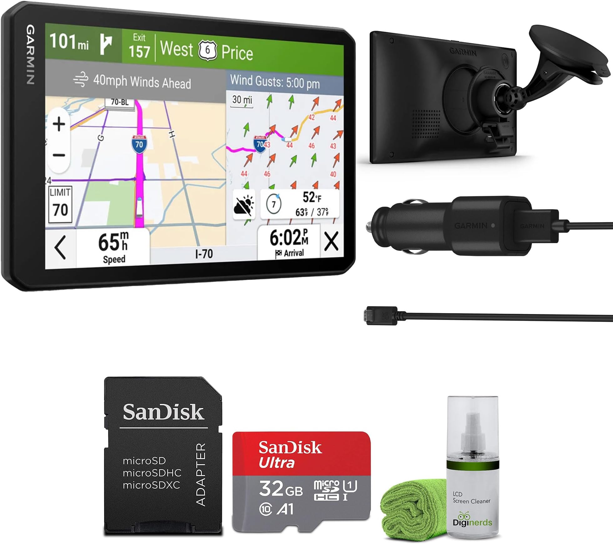 Amazon.com: Garmin dēzl™ OTR720, Large High-Res 7” GPS Truck Navigator ...