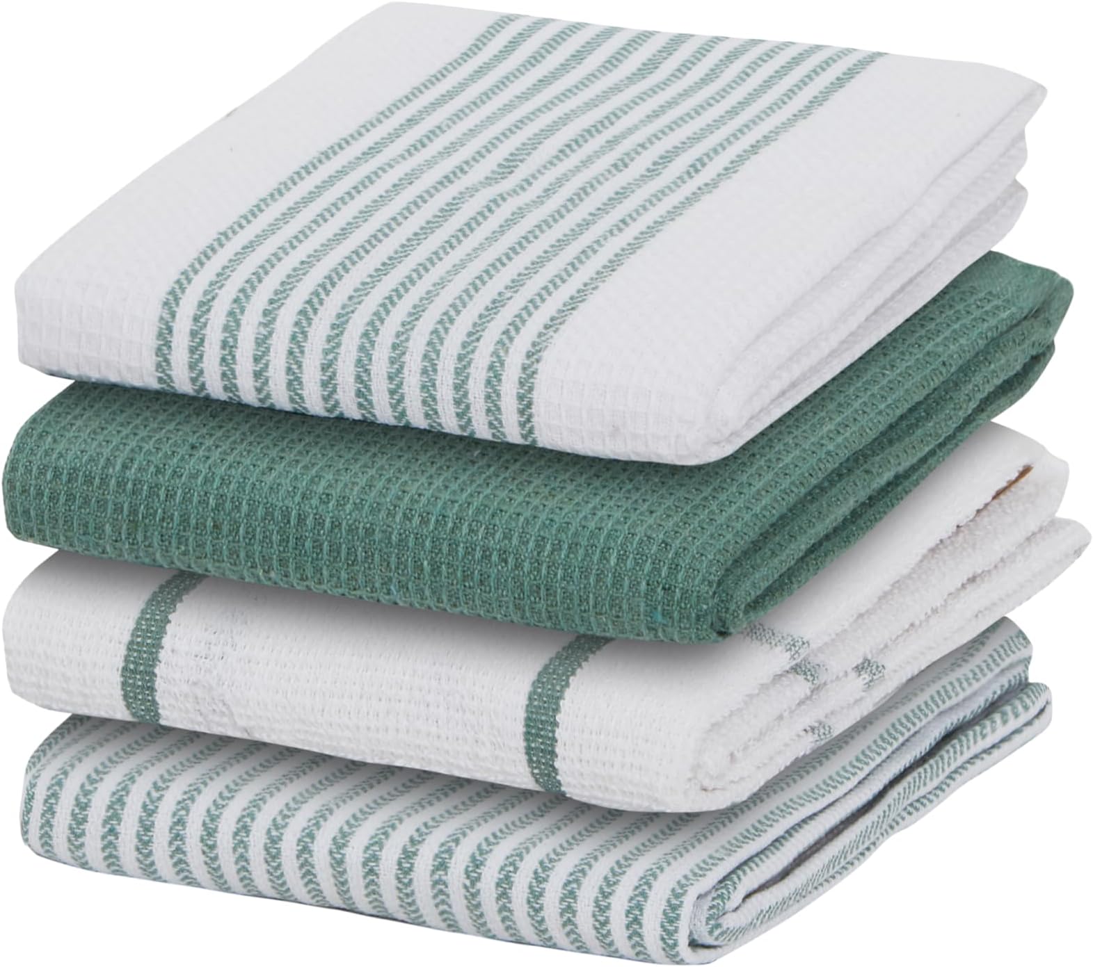 LivinEase Torchon de Cuisine – Lot de 5 torchons de Cuisine 100% Coton ...