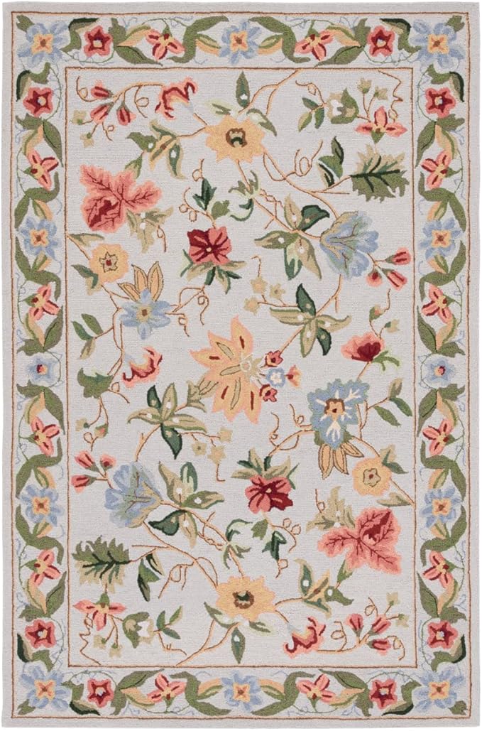 Amazon.com: SAFAVIEH Chelsea Collection Area Rug - 8' x 10', Grey, Hand ...