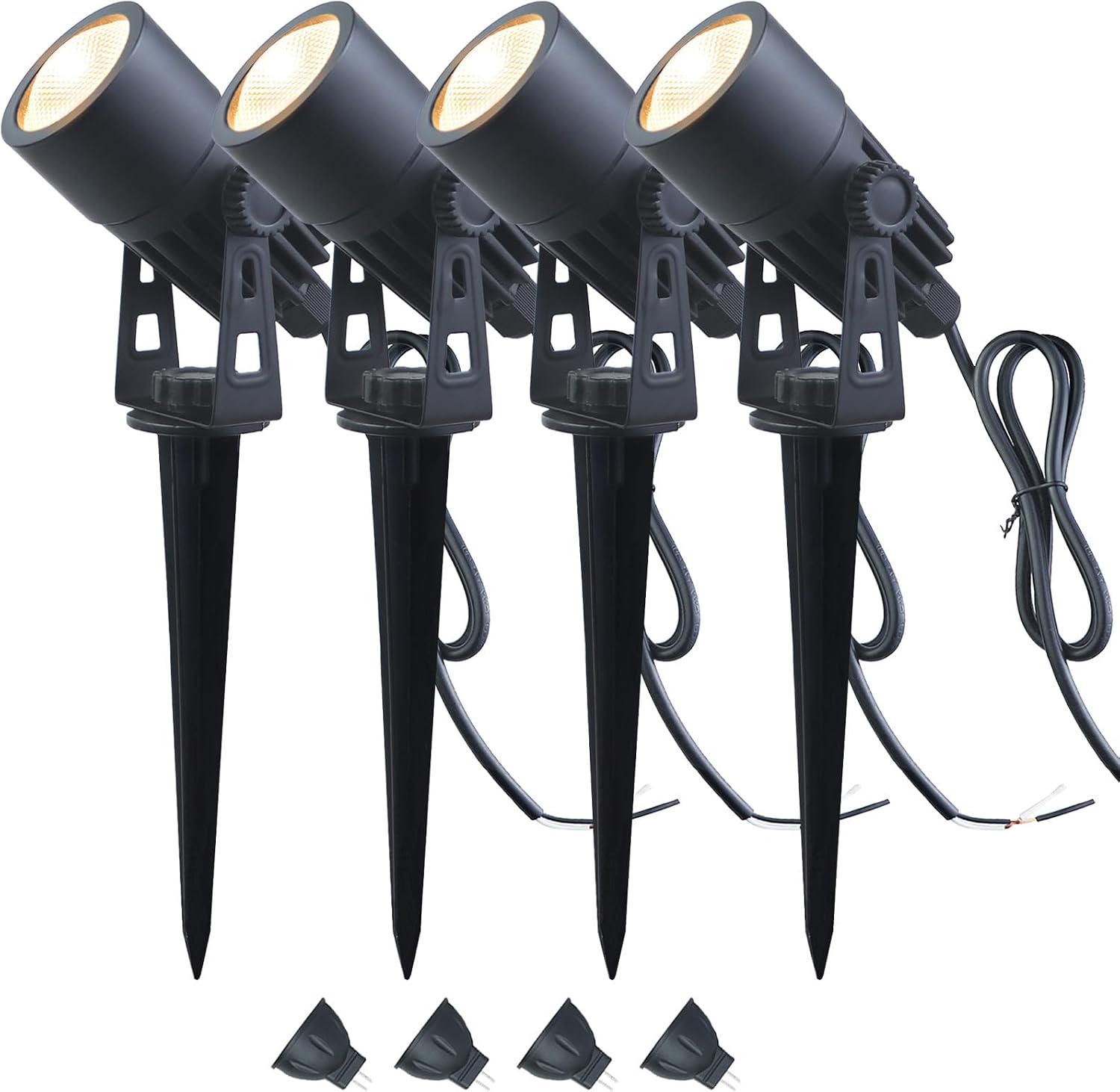 Noobibaba Landscape Spotlights Mini MR11 LED Spotlight Outdoor Low ...