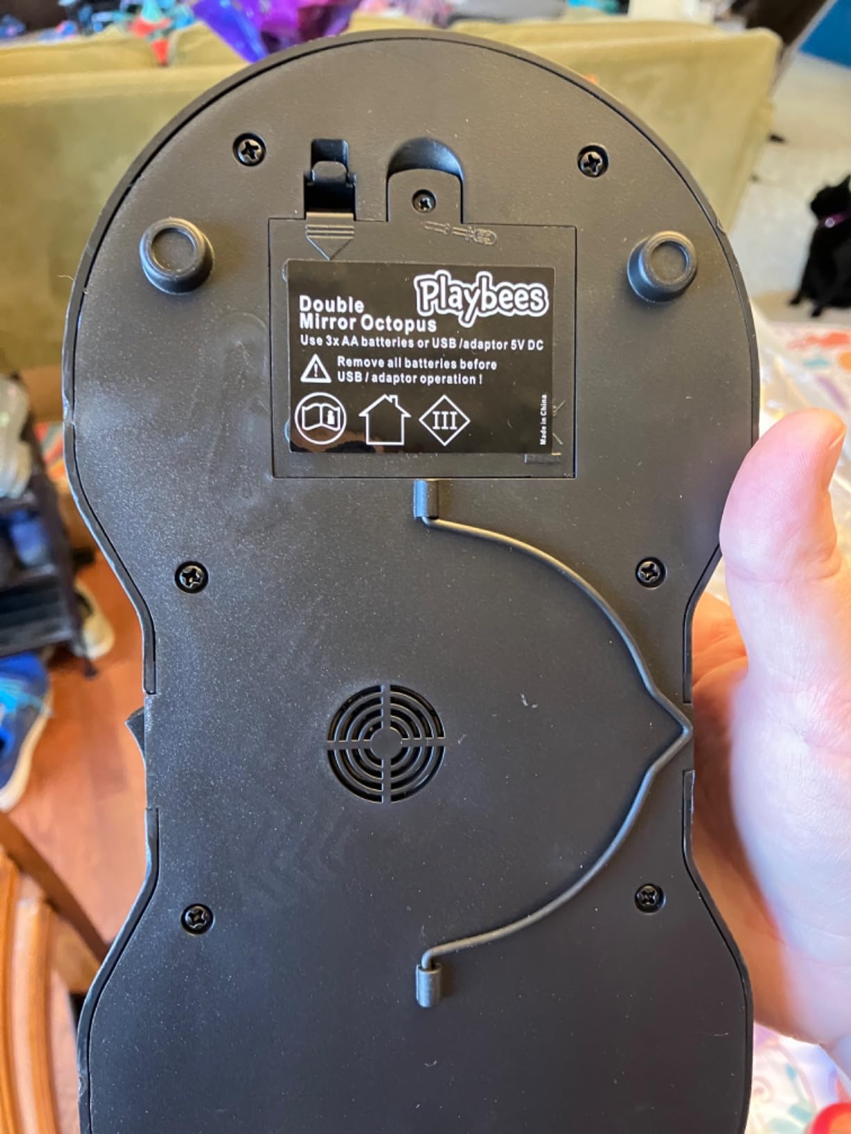 Playbees Rotating Disco Ball - LED Revolving Disco Ball with Movable ...