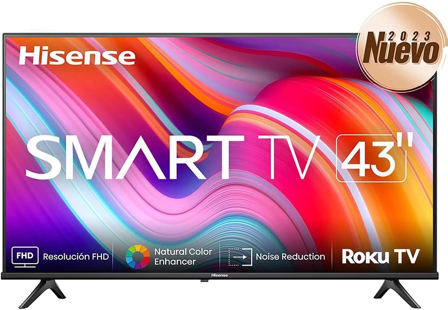 Hisense 43A4KR Serie 4 43" Full HD, Roku TV, HDR10 (2023) : Amazon.com ...