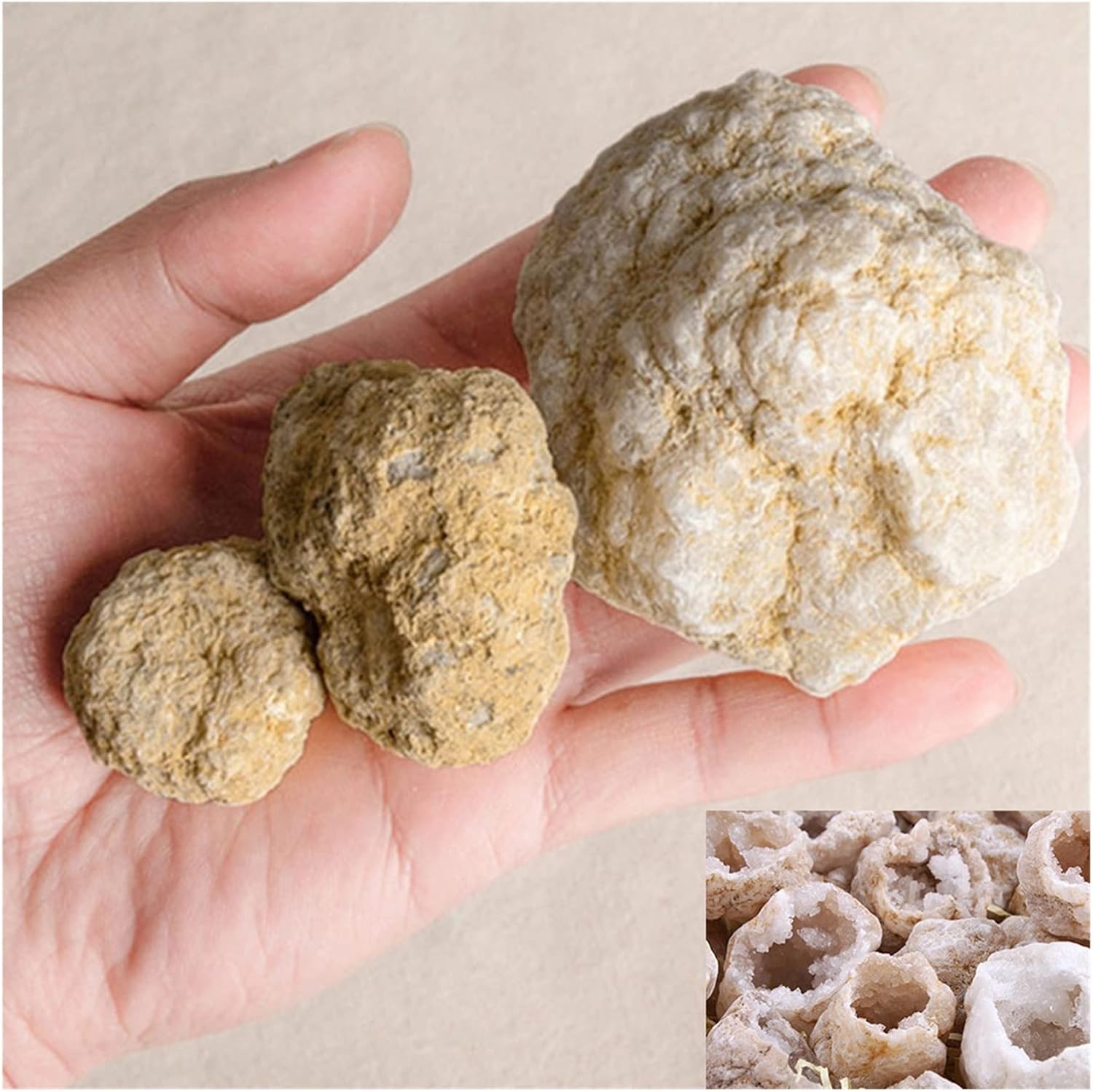 Feng Shui Dekorieren Sie 1 Stück ungeöffnete natürliche Achat-Geode ...