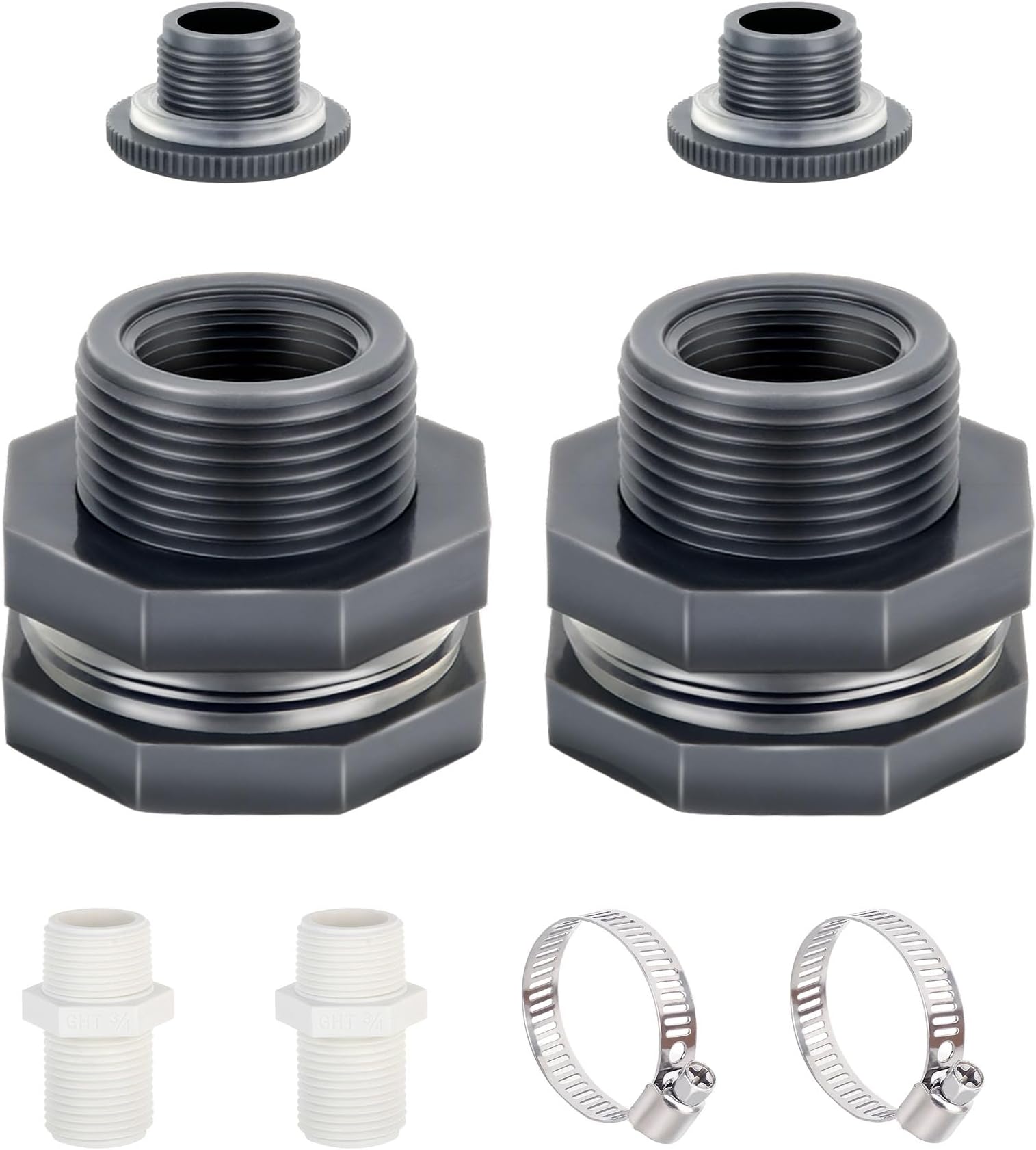 Amazon.com: Oatey 34088 Water Heater Pan PVC Adapter, 1-Inch, White ...