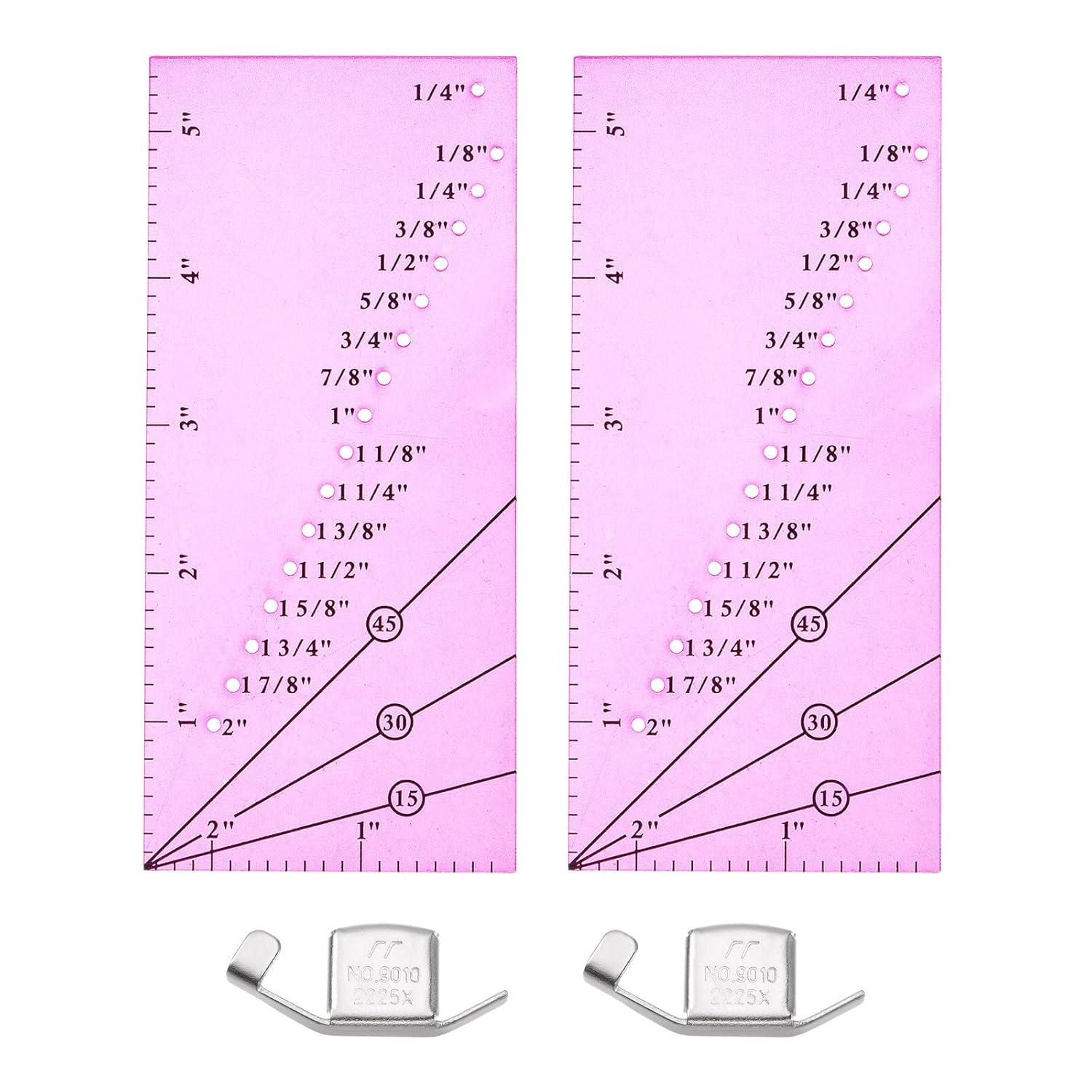 Amazon.com: HARFINGTON 4pcs Magnetic Seam Guides and Seam Guide Ruler 1 ...