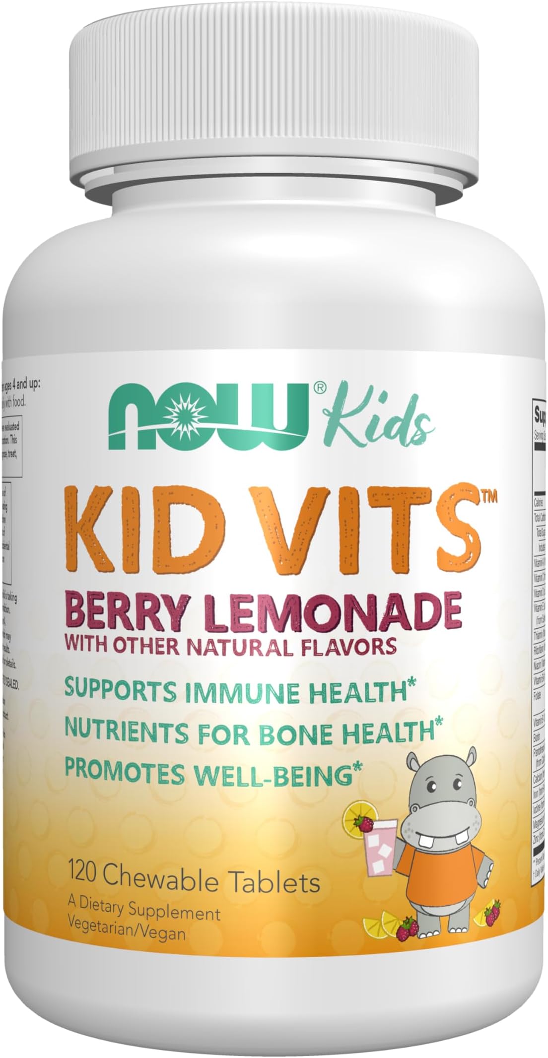 Amazon.com: Now Foods Kid Vits Berry Lemonade 120 Chewable Tablet ...