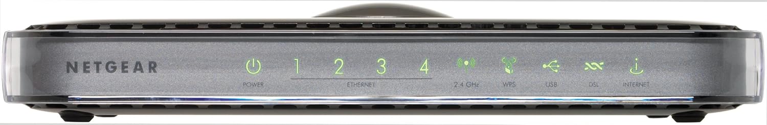 Netgear DGN3500-100PES - Módem Router (WiFi N300, 4 Puertos Ethernet ...