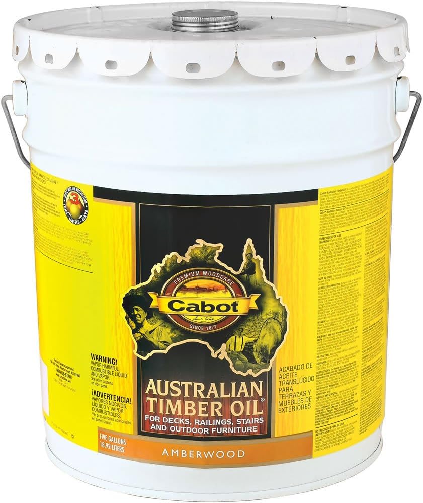 Amazon.com: Cabot Transparent Amberwood Oil-Based Natural Oil ...