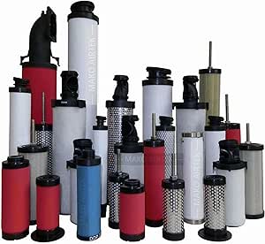 Amazon.co.jp: MAKO AIRTEK 圧縮エアフィルター Ingersoll Rand エアコンプレッサーに適合 ...