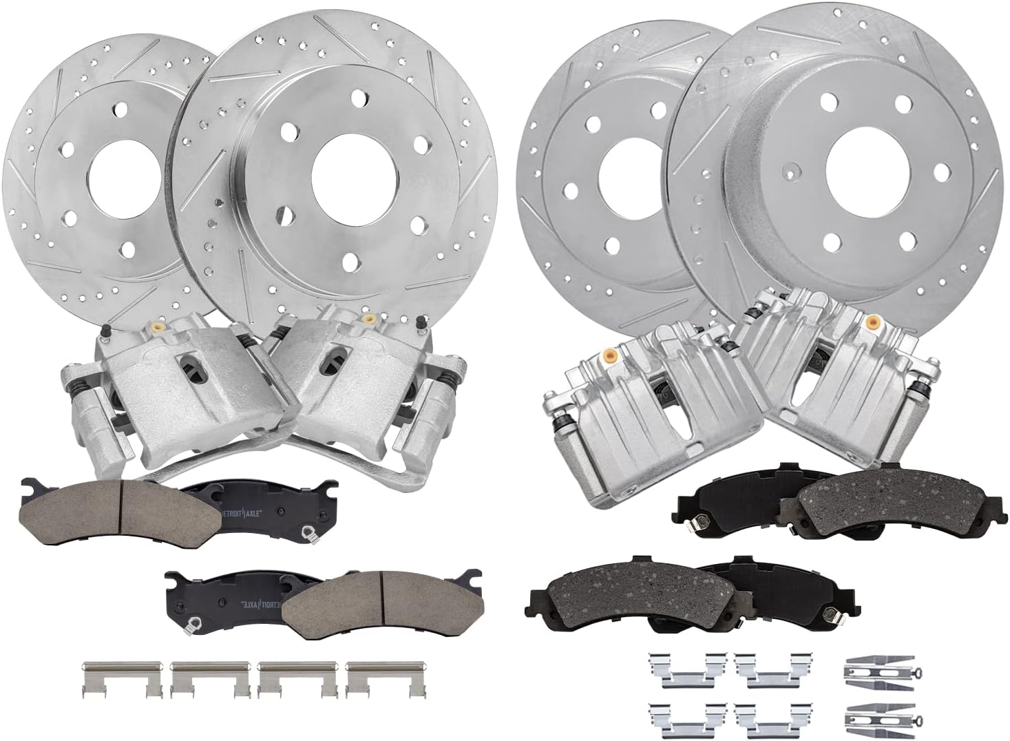 Amazon.com: Detroit Axle - Brake Kit for Chevy GMC Silverado Sierra Suburban Avalanche Yukon ...