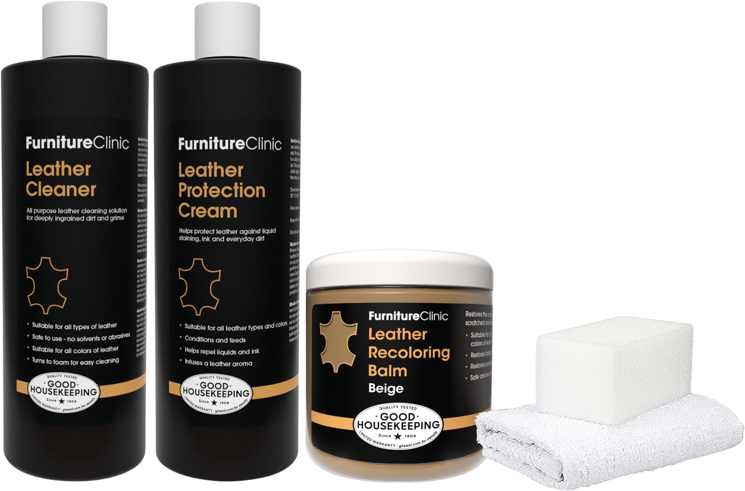 Amazon.com: Furniture Clinic Leather Complete Restoration Kit | with ...