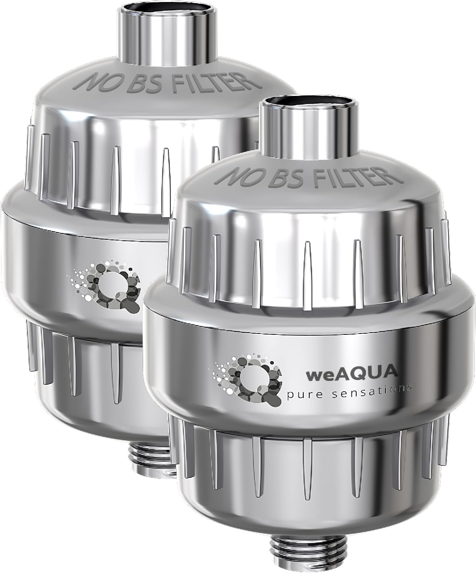 Heavy Duty NO BS Shower Filter Family Pack (2 QTY) – 99% REMOVAL Shower ...