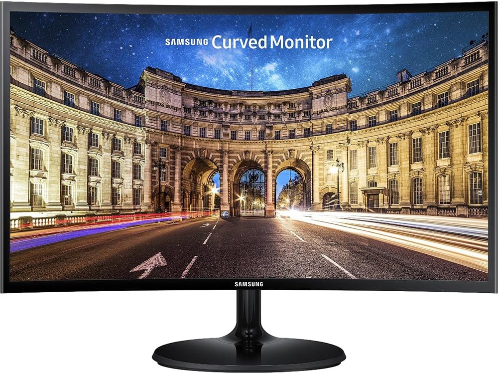Amazon.com: Samsung 24" Essential S3 (S36GD) Series FHD 1800R Curved ...