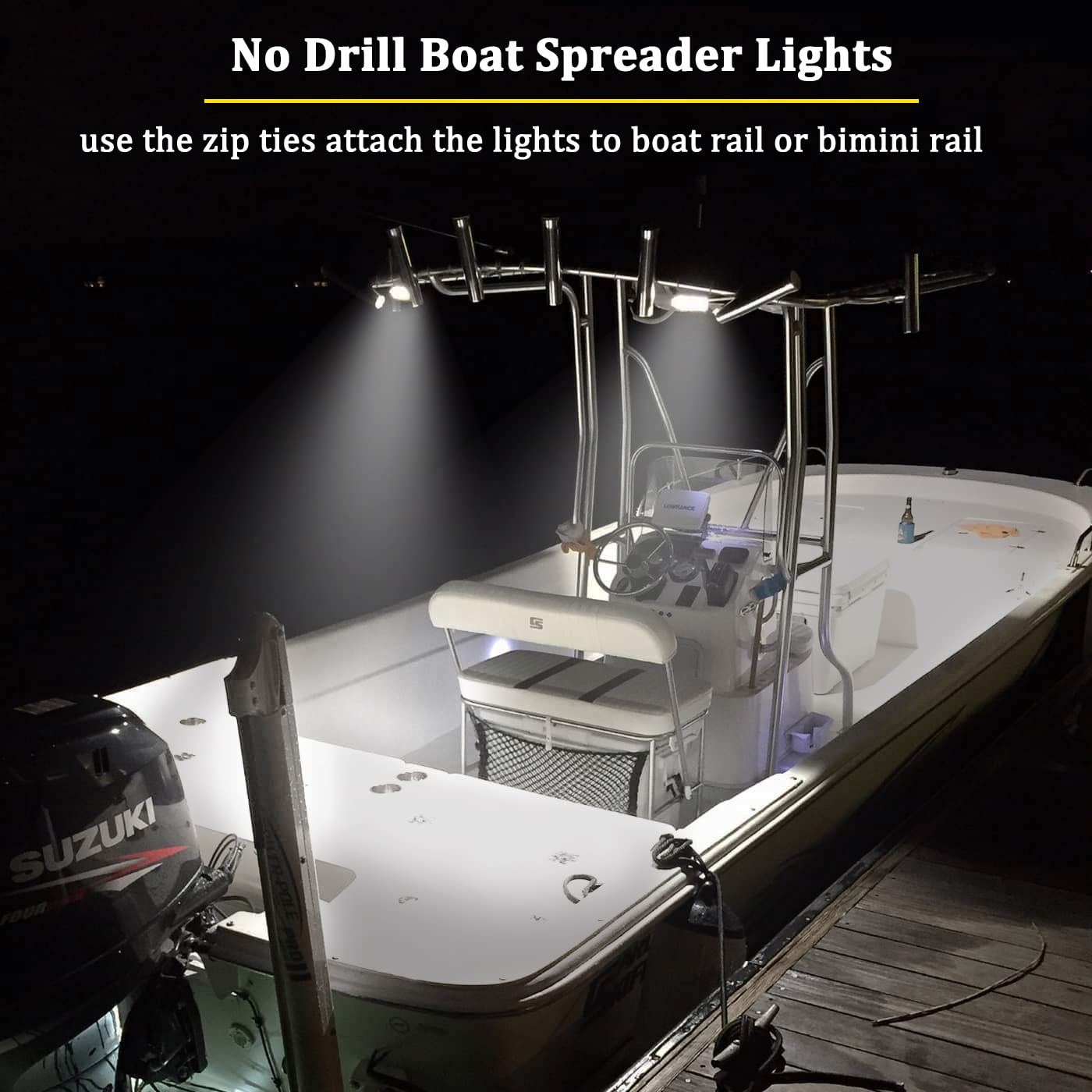 Snapklik.com : Boat Lights For Night Fishing, Marine Led Strip Lights ...