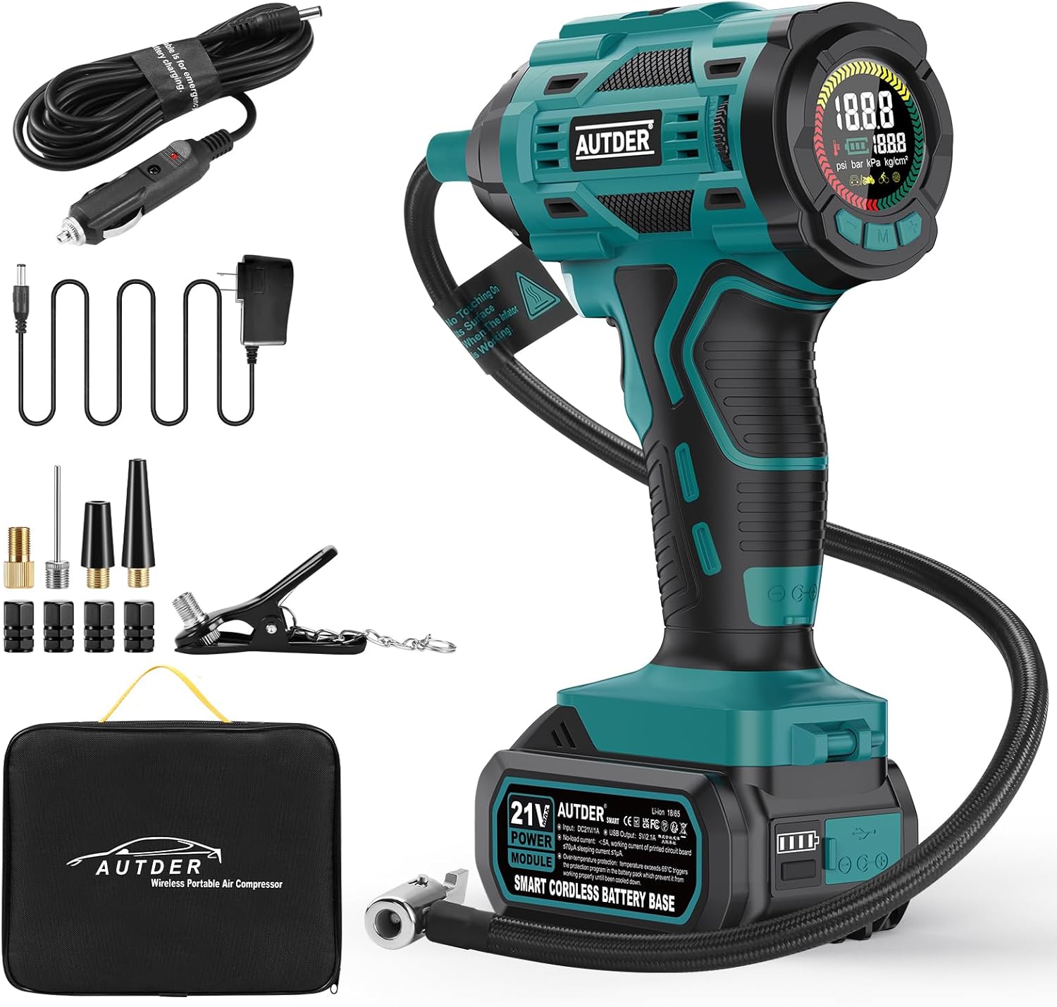 Juego de compresores de aire AD380 y una batería extra – Yaxa Colombia