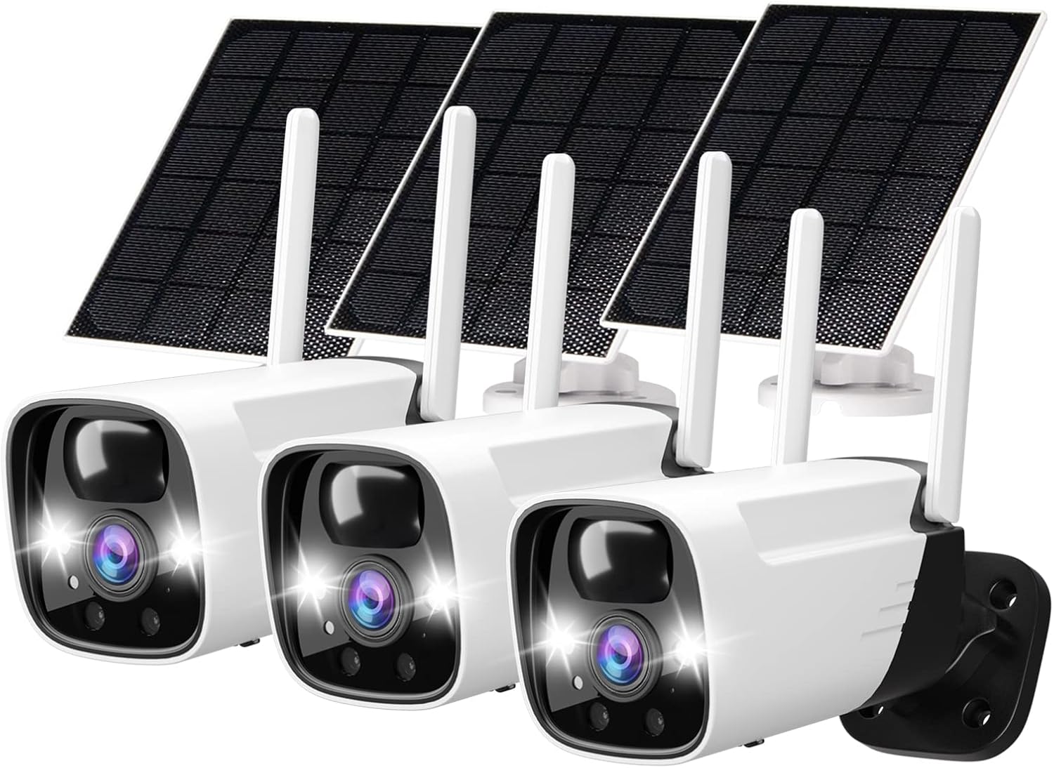 Amazon.com : ELECCTV 2K Solar Security Camera Wireless Outdoor, Solar ...