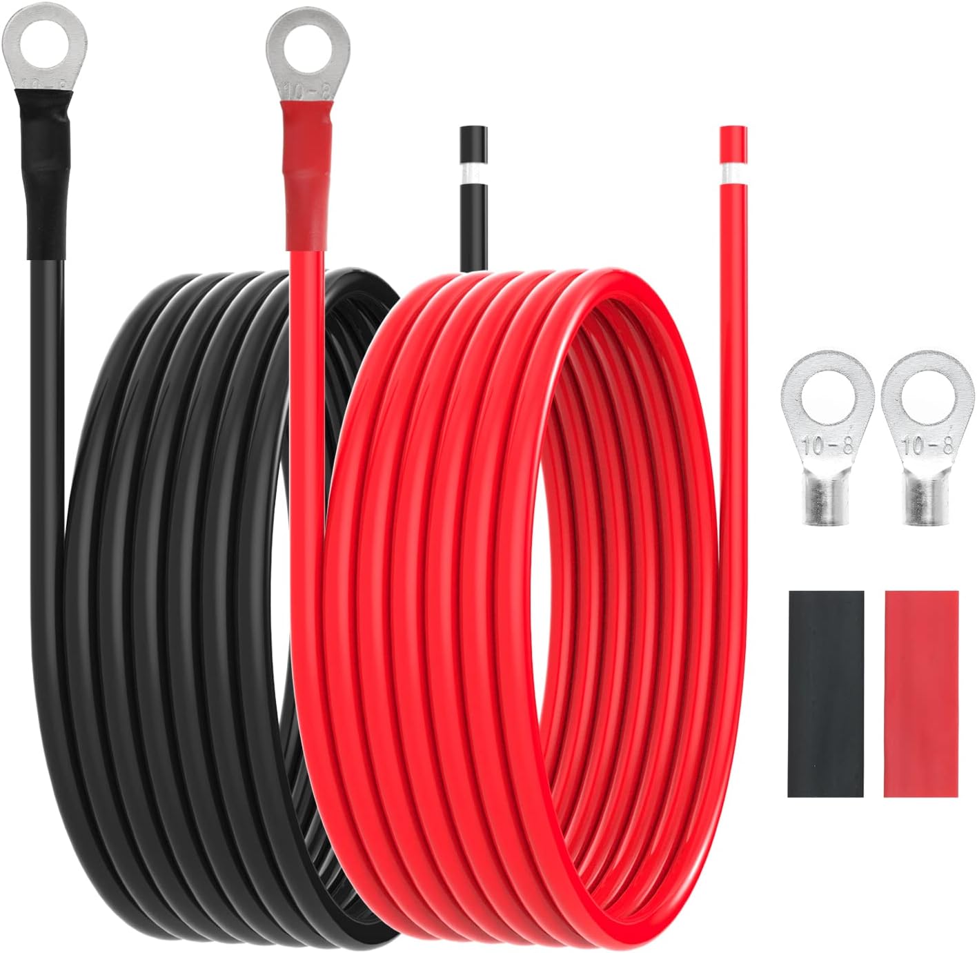 Amazon.com: Gopayia 8 AWG Battery Cables 8 Gauge Solar Panel Wire ...