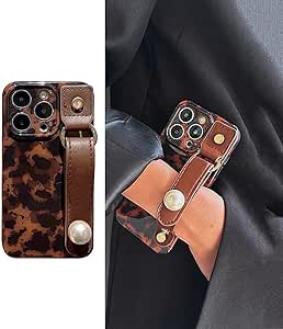 Amazon.com: aaknhen Compatible with iPhone 15 Pro Max Tortoiseshell Retro Phone Case with ...