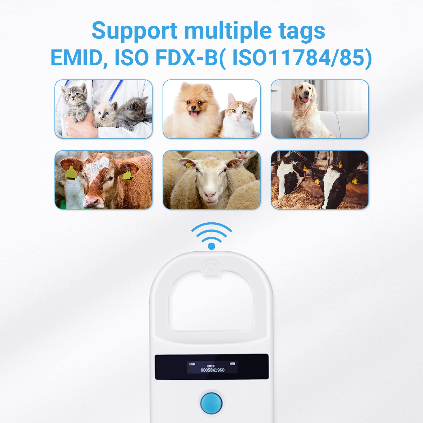 Snapklik.com : Tera Pet Microchip Reader Scanner