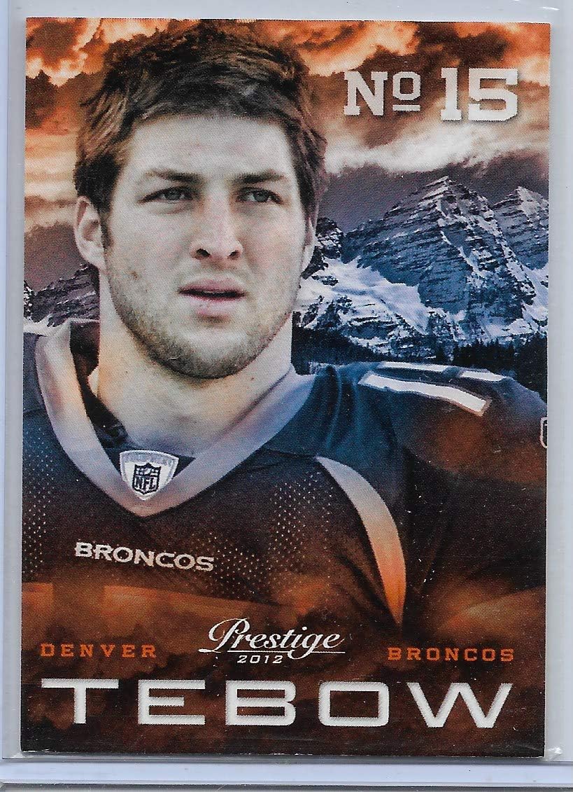 Amazon.com: 2012 Panini Prestige Football Tim Tebow Set Card # 10 ...