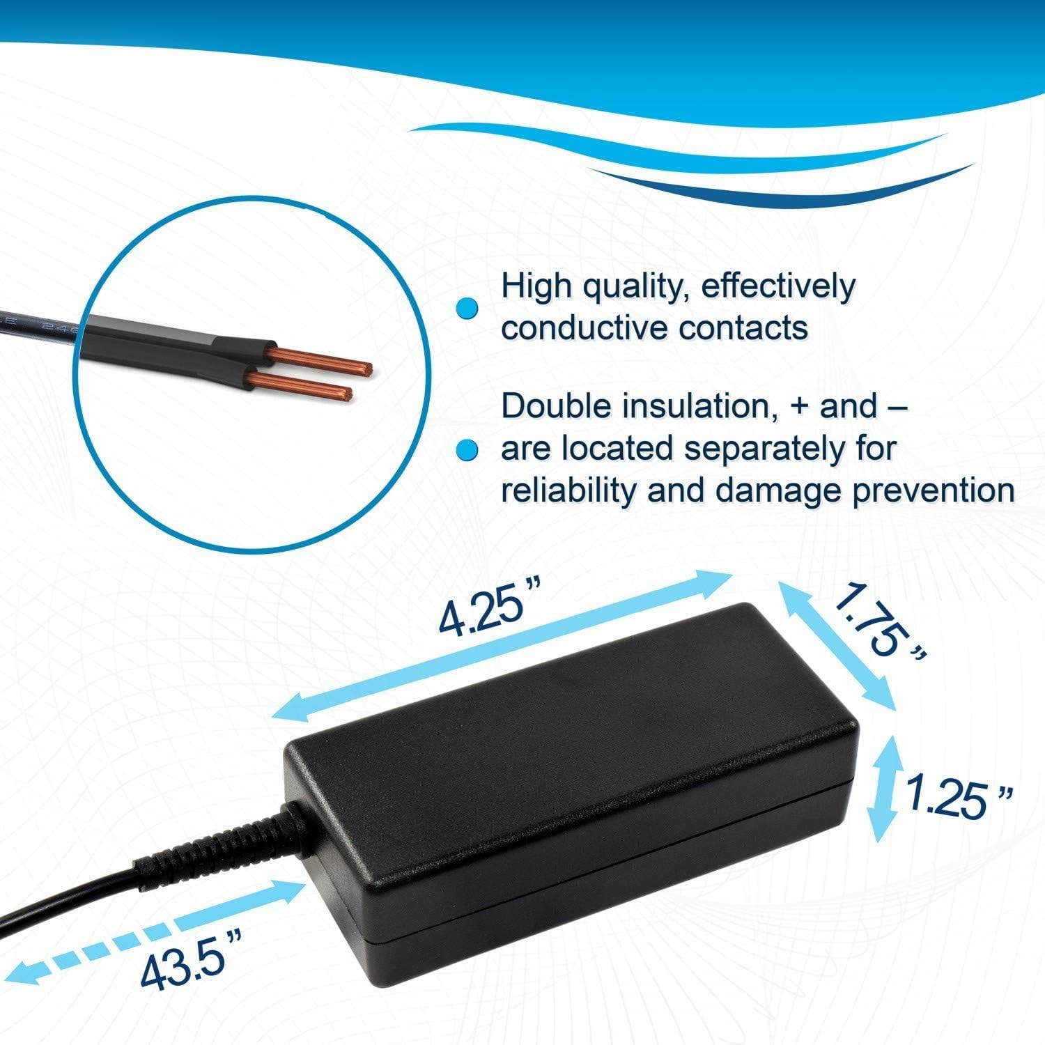 Buy HQRP AC Power Adapter Compatible with Intel NUC Kit D34010WYK ...