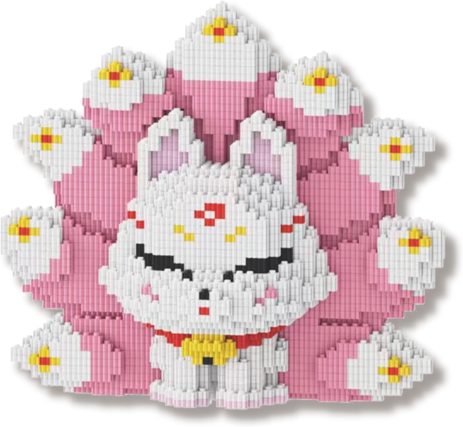 Amazon.com: Nine Tailed Fox Animal Miniature Building Block Set, DIY ...