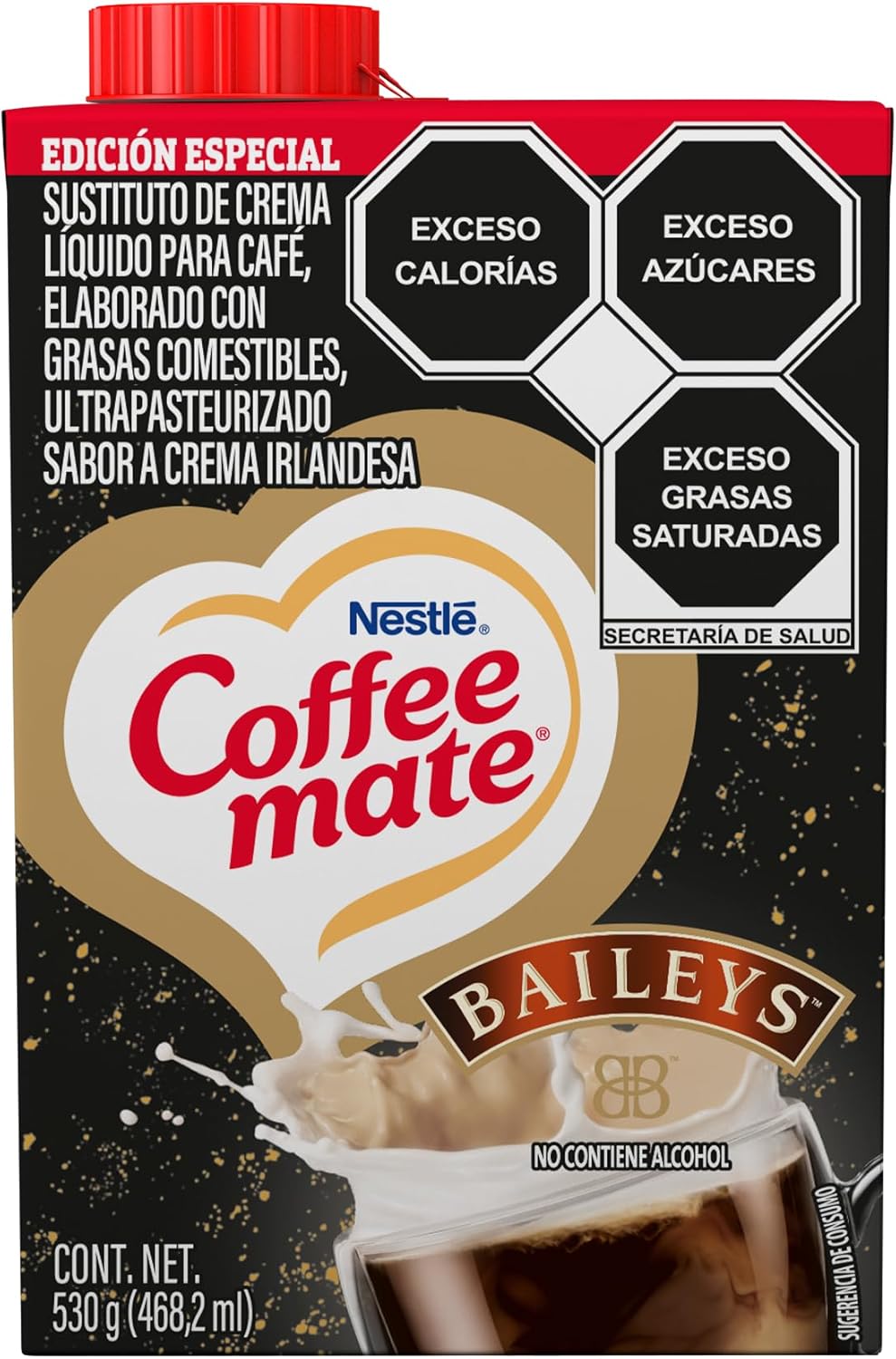 Coffee Mate Sustituto de Crema Para Café Líquido Sabor a Crema ...