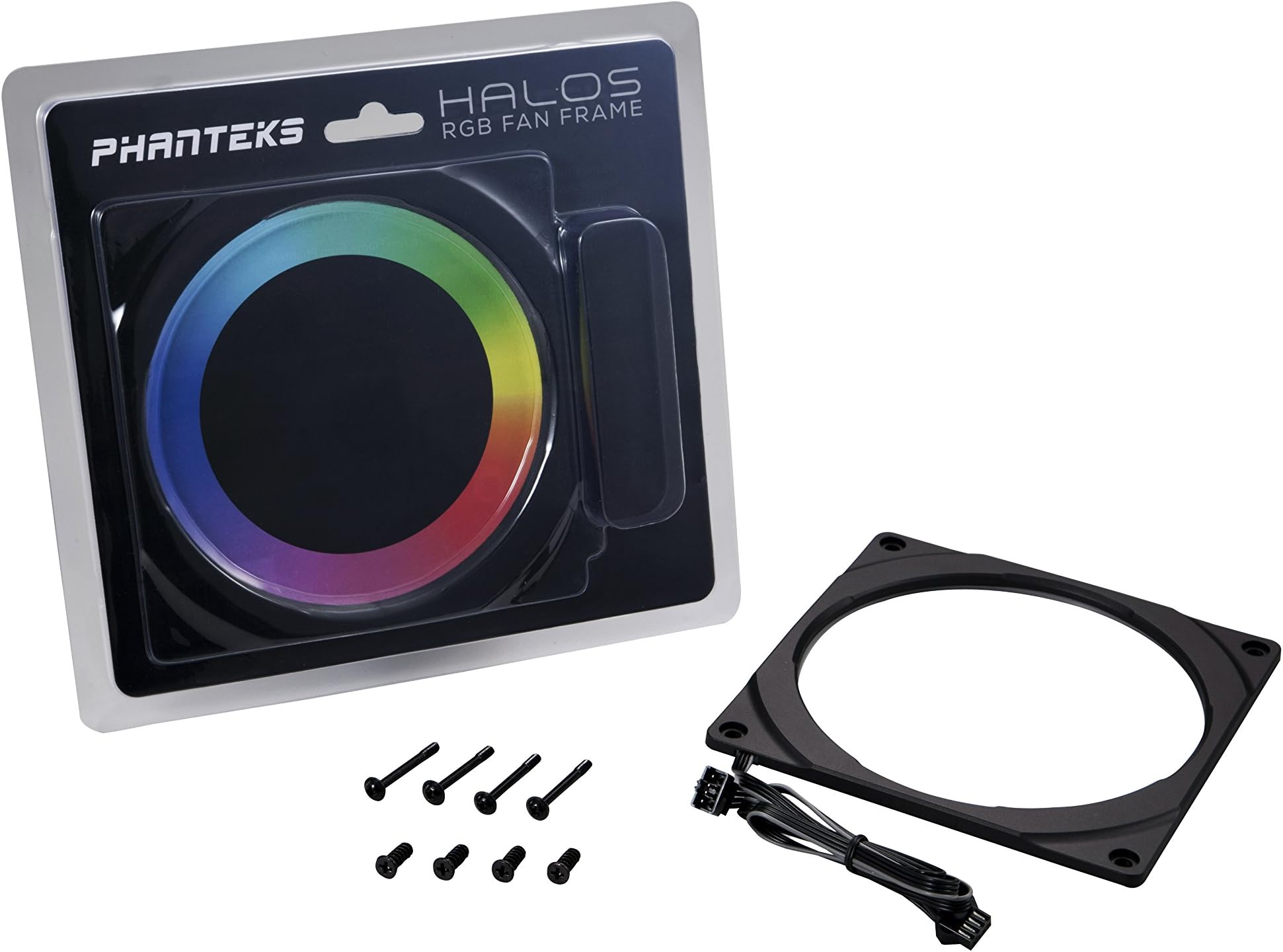 Amazon.com: Phanteks PH-FF140RGBP_BK01 Halos RGB Fan Frame High density ...