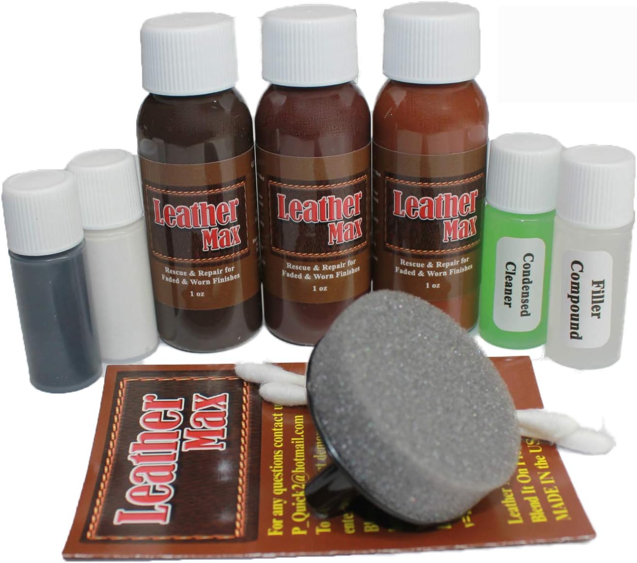 Amazon.com: Furniture Leather Max Complete Leather Refinish and Repair ...