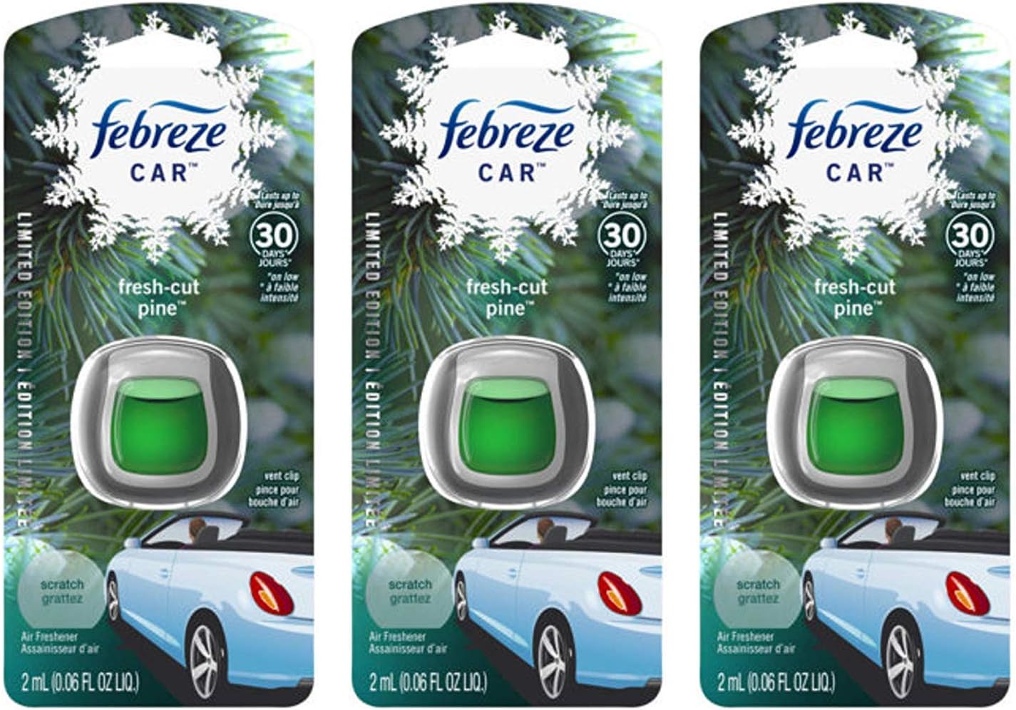 Amazon.com: Refresh Car Air Freshener Vent Clip and Mini Car Oil ...