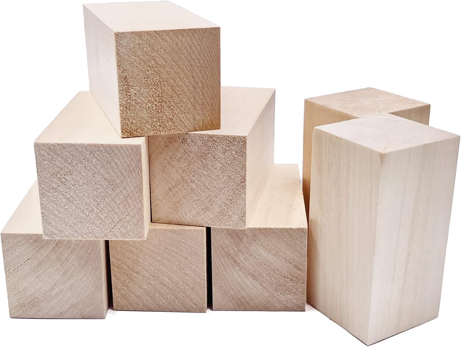 Amazon.com: Thiecoc 8 Pcs Basswood Carving Blocks 6x1.4x1.4 Inch ...