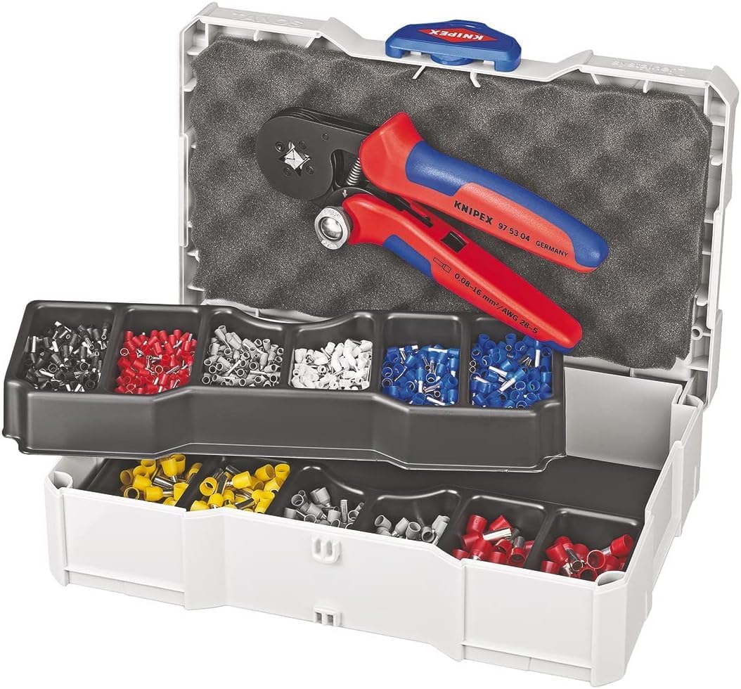 Knipex Crimp Assortment for wire ferrules 97 90 09 : Amazon.co.uk: DIY ...