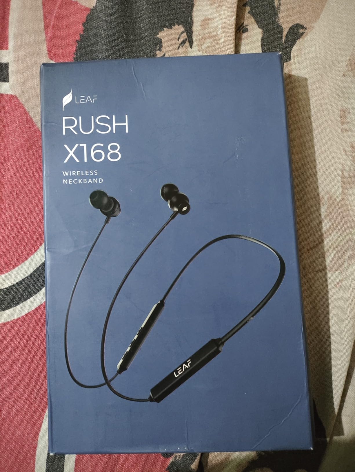 Leaf Rush X168 in Ear Bluetooth Earphones with AI Sound App, 26H Playtime, Dual Device ...