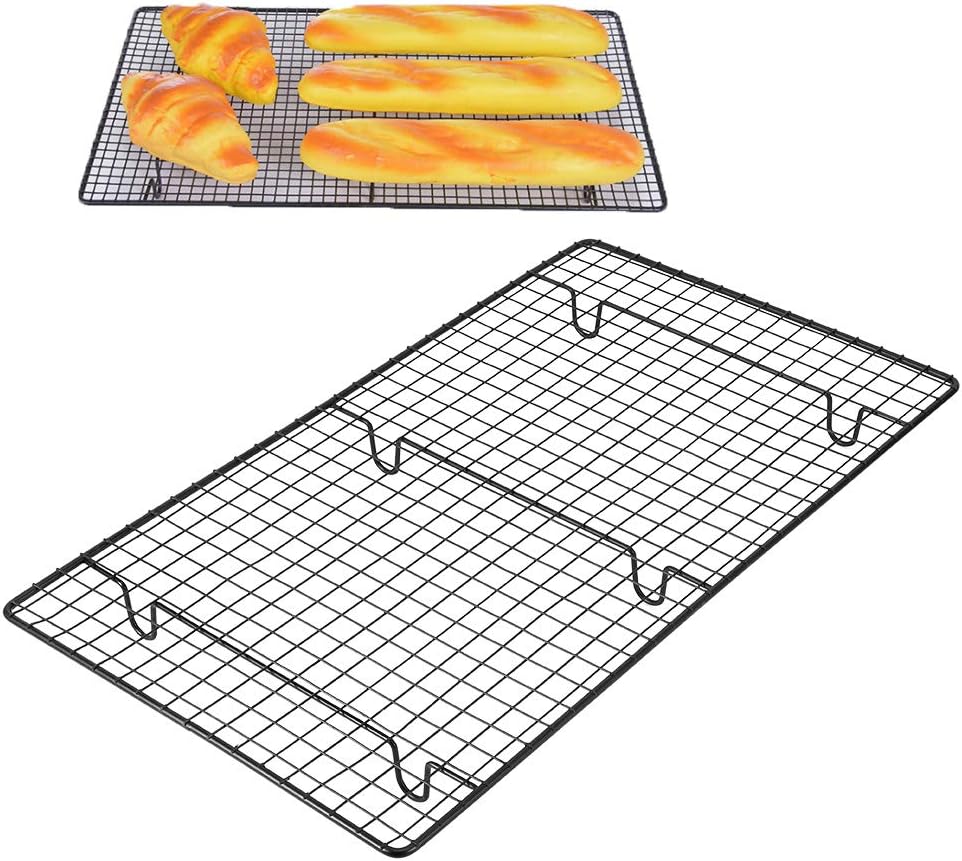 Amazon.com: STARNOONTEK Cooling Rack, 18in Black Multifunctional Non ...
