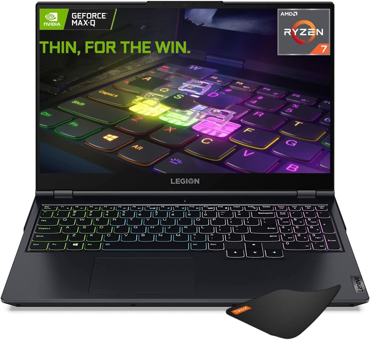 Amazon.com: Lenovo Legion 5 15.6 165Hz Gaming RTX 3050 Ti AMD Ryzen 7 ...