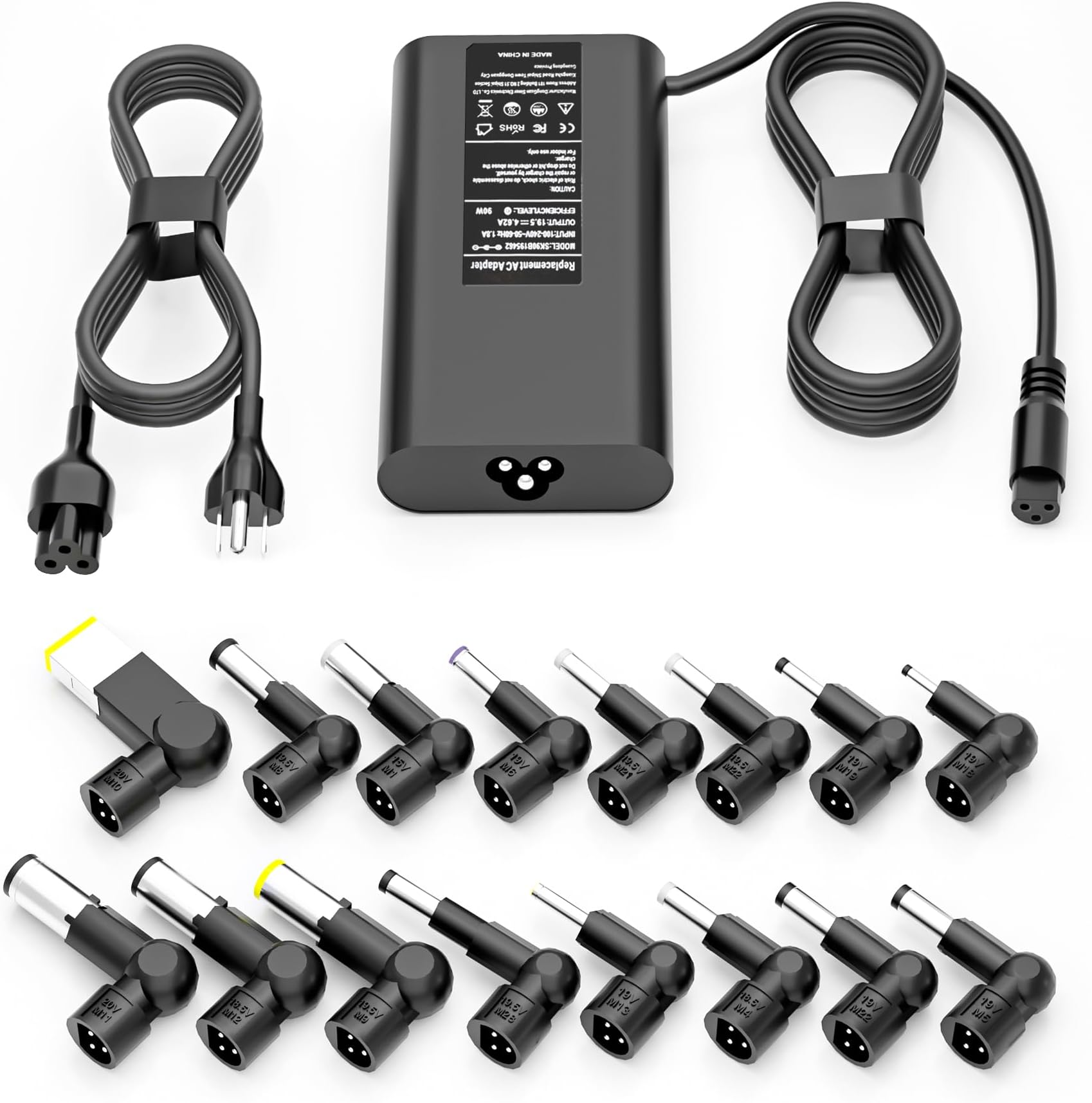 Amazon.com: KFD 100W Universal Car Charger 12V-24V DC Adapter for ...