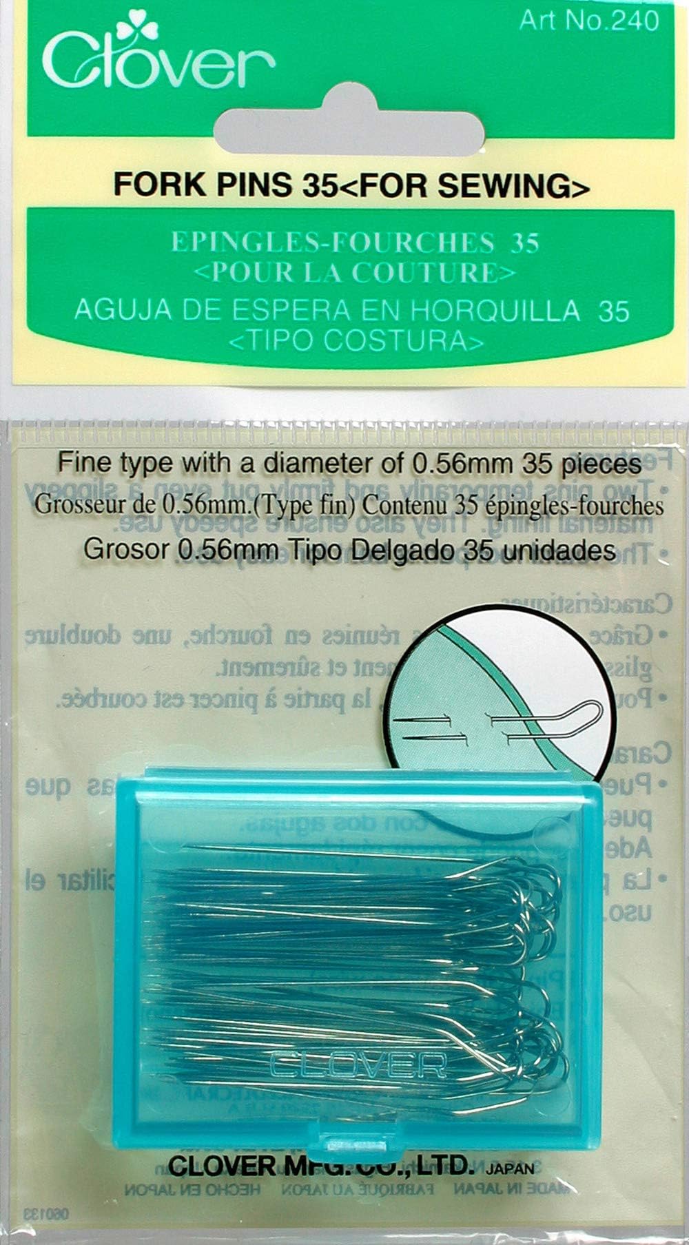Clover Fork Pins, 35 Per Pack - 240 : Amazon.ca: Home
